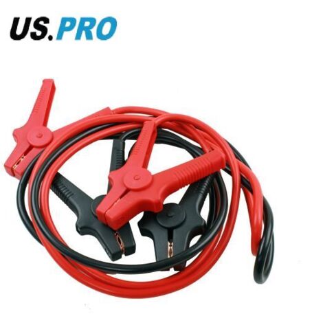 US PRO JUMP LEADS 400A 2.5M METRES BOOSTER CABLES CAR VAN IN BAG NEW 6774