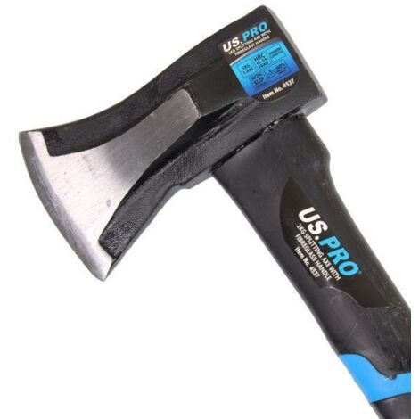 US PRO Splitting Maul Axe Wood 1KG Log Tree Hatchet Fibreglass Axe ...