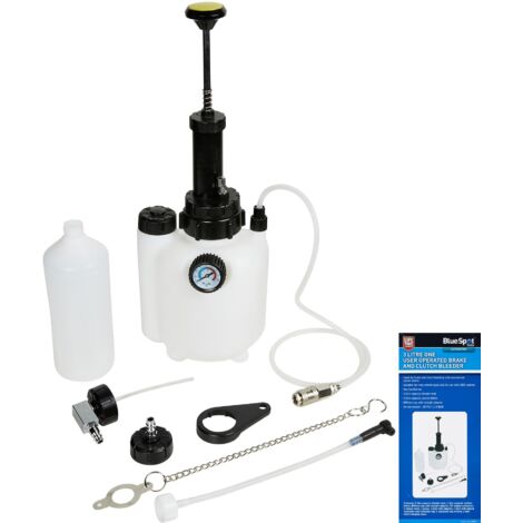 Bluespot Brake And Clutch Bleeder Vacuum Type 3L Fluid Bleeding Kit 07967