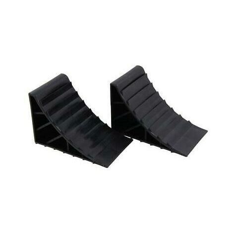 WHEEL CHOCK X2 BLOCKS BLOCK CARAVAN BOAT TRAILER CAR CHOCKs HEAVY DUTY ...