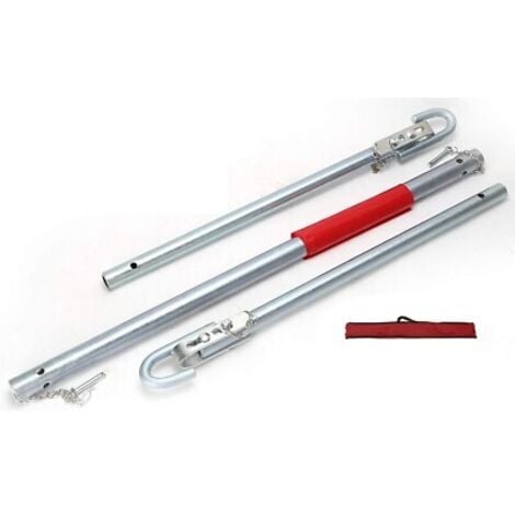 TOW POLE 2 TON CAR VAN RECOVERY TOWING BAR 2000KG IN CARRY BAG HEAVY ...