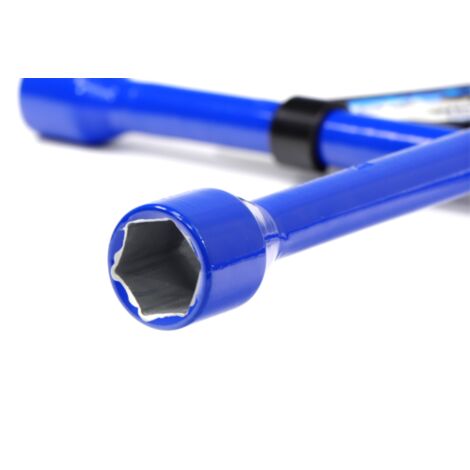 Wheel Brace 4 Way Cross Wrench Spanner Car 17 19 21 23mm Socket Nut ...