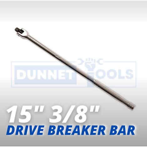 HEAVY DUTY 15 3/8 DRIVE FLEXI HEAD KNUCKLE BREAKER BAR RATCHET 380MM ...