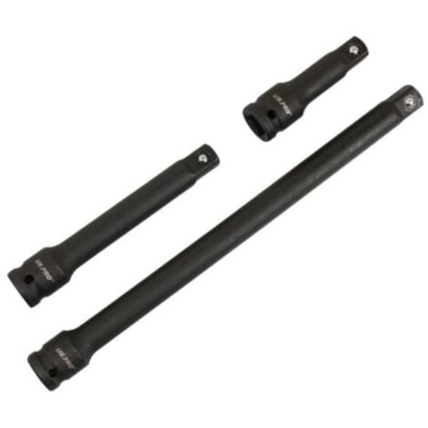 US PRO IMPACT EXTENSION BAR SOCKET SET 3PC 1/2"" DRIVE WARRANTY 2086