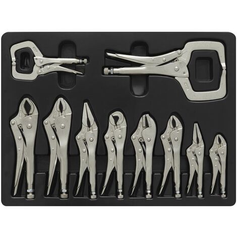 Sealey Locking Pliers Set 10pc AK6800