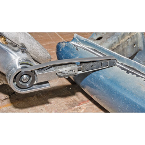 Draper 10mm Air Belt Sander with Finger File and 3 Replacement Belts ...