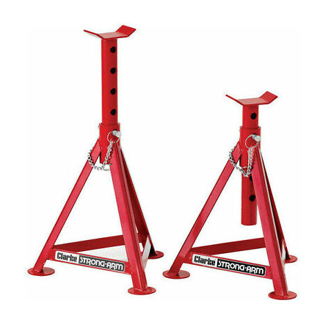 CLARKE PROFESSIONAL 3 TON THREE TONNE FIXED AXLE STAND STANDS LIFT JACK ...