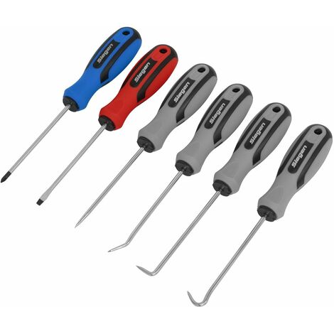 Sealey Mini Pick & Screwdriver Set 6pc S0774