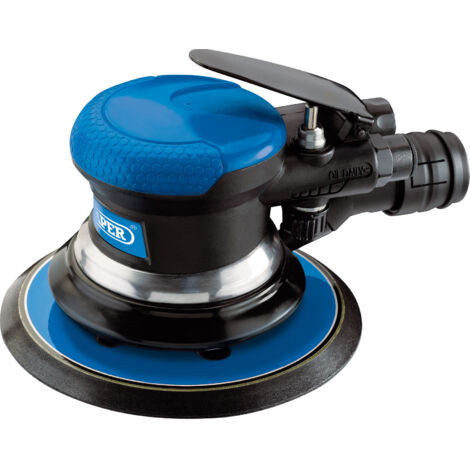 Draper Air Sander 150mm 6"" Variable Speed Random Orbital Dual Action ...