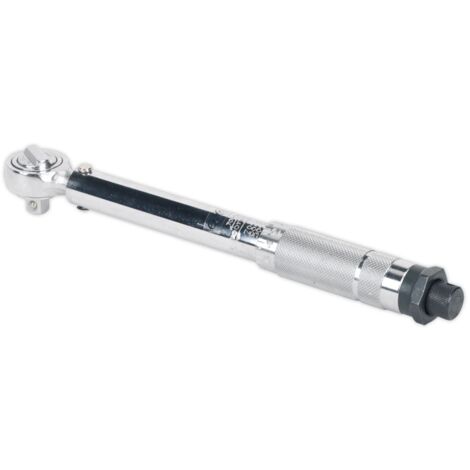 SEALEY TORQUE WRENCH 3/8"" DRIVE MICROMETER CALIBRATED RATCHET GARAGE ...