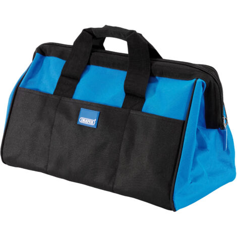 DRAPER TOOL BAG 420MM OPEN WIDE MOUTH STORAGE TOTE BAG CADDY CASE 87359