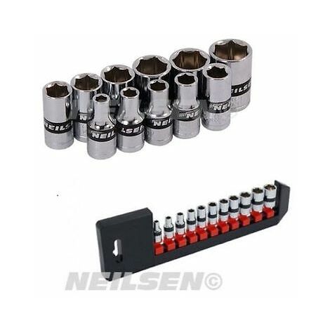 11PC 1/4 DRIVE SAE AF IMPERIAL DEEP SOCKET SET 5/32 to 1/2 CT1602