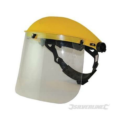 SILVERLINE FACE SHIELD EYE PROTECTION MASK GUARD SAFETY WORK WEAR VISOR ...