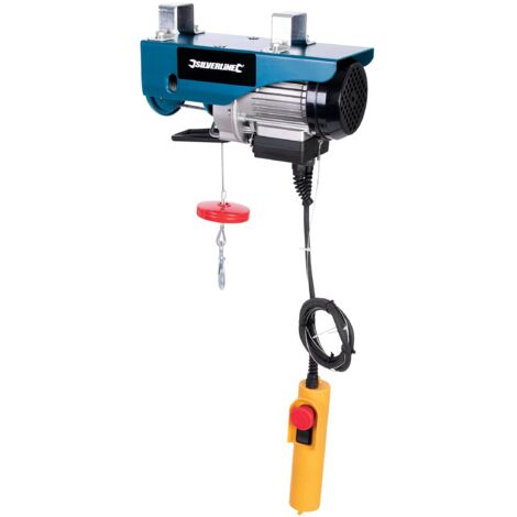 SILVERLINE 264782 ELECTRIC 500W 250KG LIFTING ENGINE HOIST WINCH GARAGE ...