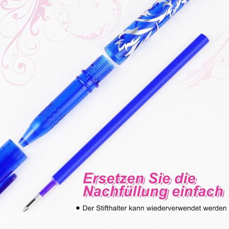 Stylos Effaçable, 12 Couleurs Stylo Effacable Stylo Gel Effaçables ...