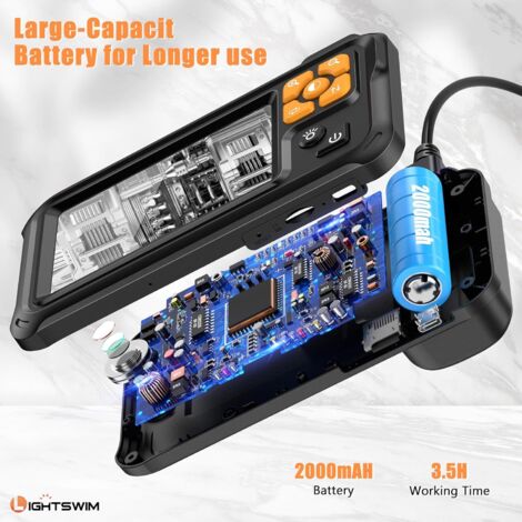 Endoscope numérique HD Industriel 1080p à Double Objectif, caméra d ...