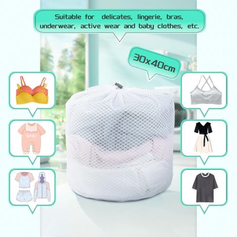 2 pièces,Filet de Lavage, Fin pour Machine à Laver 40 x 30cm Filet a ...