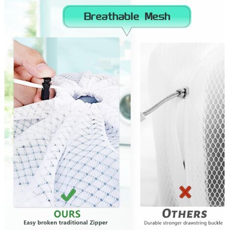 2 pièces,Filet de Lavage, Fin pour Machine à Laver 40 x 30cm Filet a ...