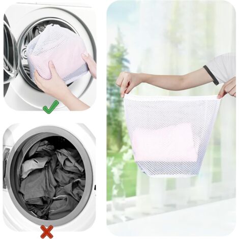 2 pièces,Filet de Lavage, Fin pour Machine à Laver 40 x 30cm Filet a ...