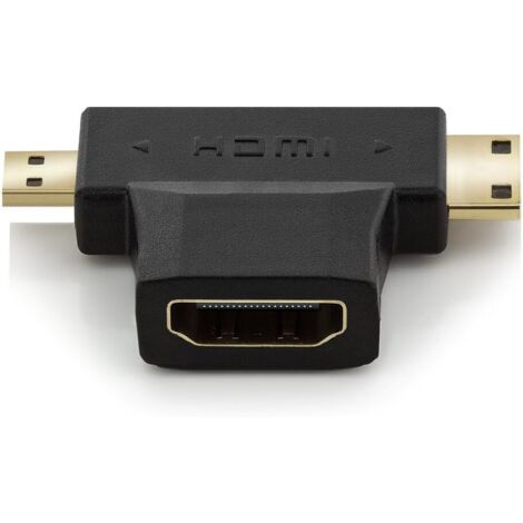 HDMI Femelle Mini HDMI Mâle + Micro Prise HDMI 3D Full HD 1080p