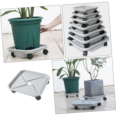 Support de palette de plantes avec roulettes, support de pot de fleurs ...