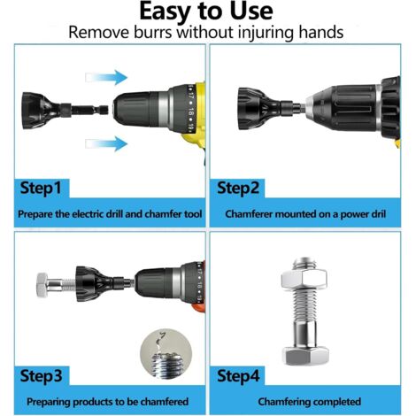 3 à 20 mm Outil de Chanfrein Externe Deburring Tool Outil d'Ébavurage ...