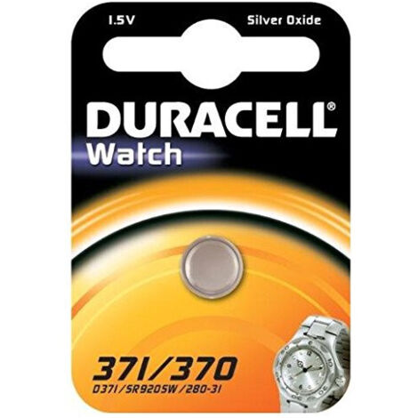DURACELL Lot de 3 Piles spéciale Montres Watch 371/370 Blister x1 (SR69)