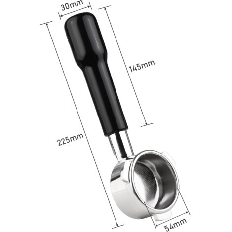 Portafiltre sans fond 54mm inox pour corriger l'extraction Breville ...