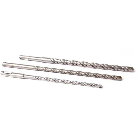 ProTech SDS Plus Concrete Drill Bits 16x1000mm - Set of 3 with Double ...