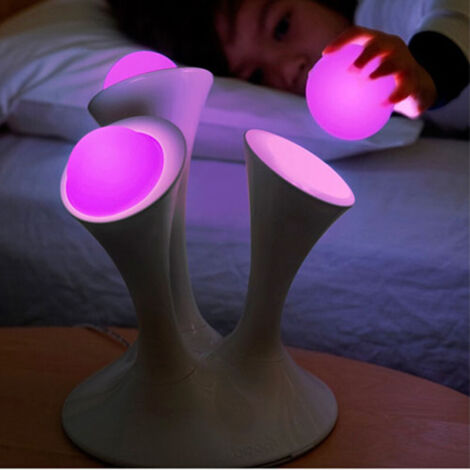 Veilleuse magique LED à dégradé sept couleurs, lampe de table ...