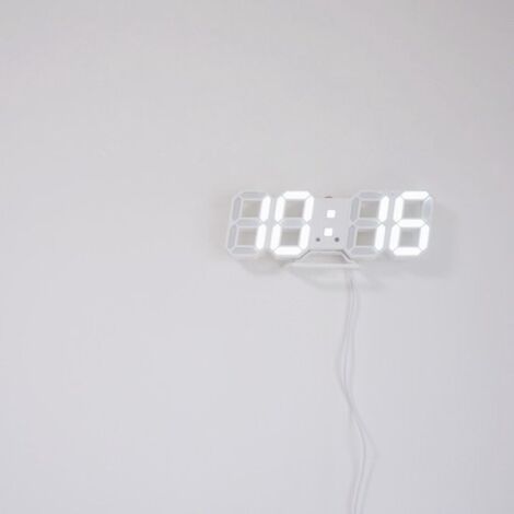 Horloge numérique LED - Horloge à affichage - Horloge pixel - Horloge à ...