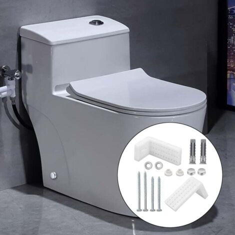 Kit Fixation WC au Sol,Vis Fixation WC, Fixation sur Pied Toilet, Kit ...