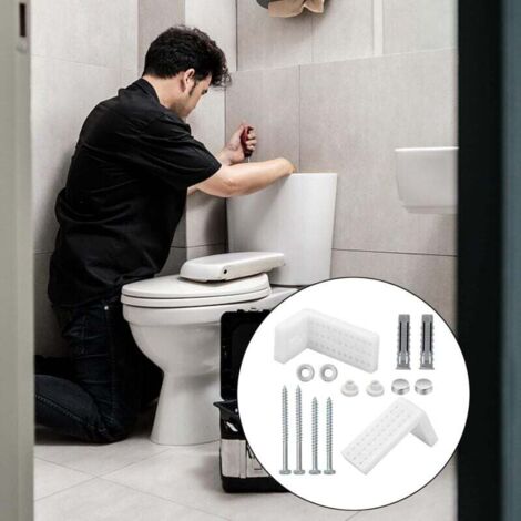 Kit Fixation WC au Sol,Vis Fixation WC, Fixation sur Pied Toilet, Kit ...