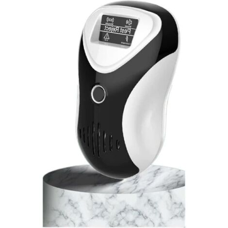 Insectifuge à ultrasons, insectifuge électronique (noir et blanc européen)