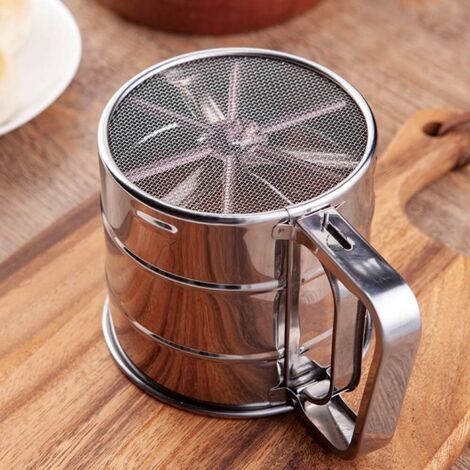 Tamis à Farine inox, Tamis de Farine - Sucre en Poudre Cacao Tamis ...