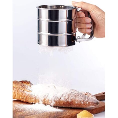 Tamis à Farine inox, Tamis de Farine - Sucre en Poudre Cacao Tamis ...