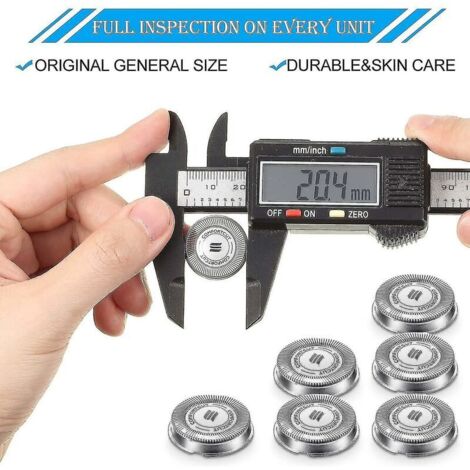 Set of 6 sh30 shaving heads for Philips electric shaver 1000 2000