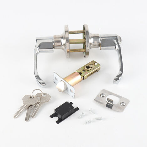 [Advanced] Heavy Design interior door handle, Key lock, Latch size 60/70mm