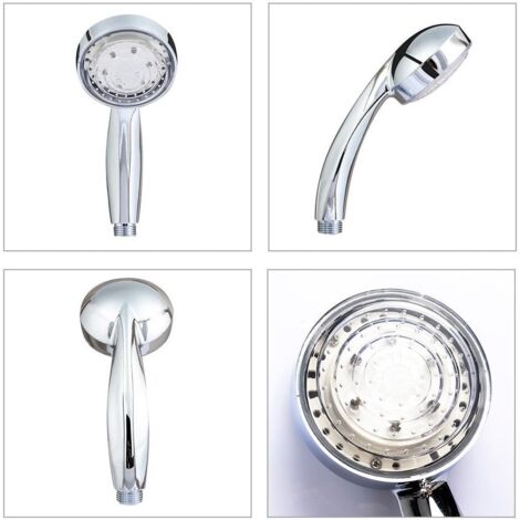 7 Colors LED Shower Head, Multicolor, Universal Fit