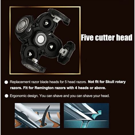5 Shaver Heads Shaver Replacement for Electric Shaver Easy to install ...