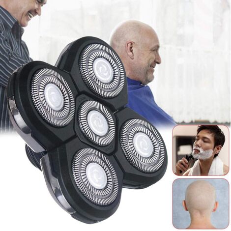 5 Shaver Heads Shaver Replacement for Electric Shaver Easy to install ...