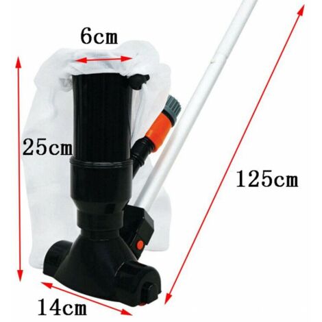 Pool Vacuum Cleaner, Pool Cleaning Kit, Pool Skimmer Set, Portable Pool ...