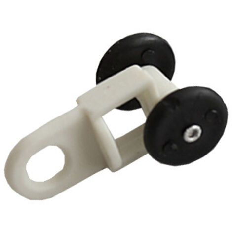 20pcs Slider Rail Curtain Roller Hook Wheel Curtain Sliding Pulley for ...