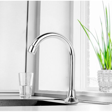 Foot Operated Faucet, G1/2" Pedal Faucet Kitchen Sink Faucet Bathroom ...