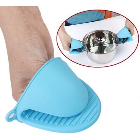 Manique en silicone, mini maniques de cuisine, solution résistante à la ...