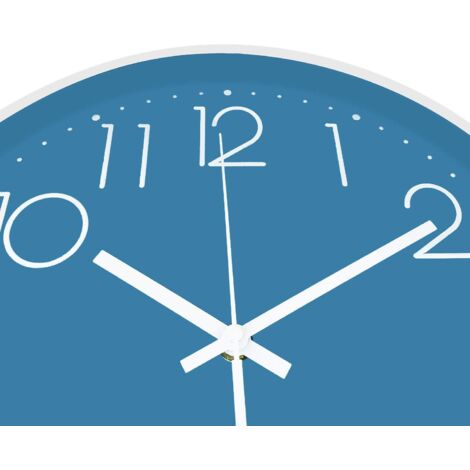 Horloge murale numérique 12 pouces, silencieuse, sans tic-tac, à quartz ...