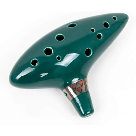 Ocarina alto 12 tons en do avec support de recueil de chansons, sangle ...