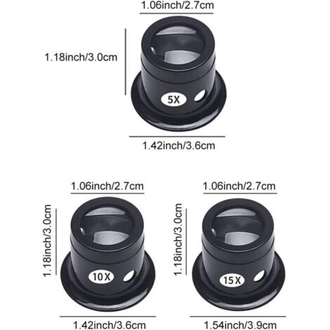 Loupe Horloger, Loupes Bijoutier, Loupe Monoculaire, Loupe de ...
