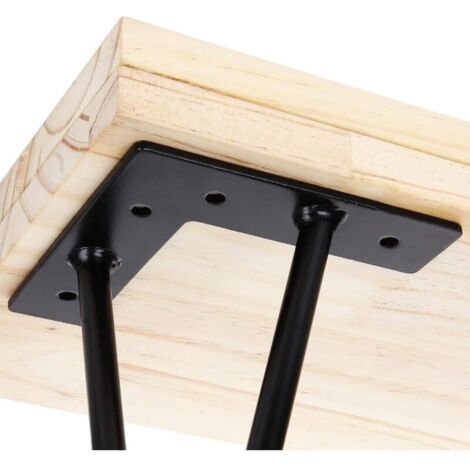 2 Pièces Pieds De Lit, Pieds De Table En Métal Avec Vis Protecture De ...
