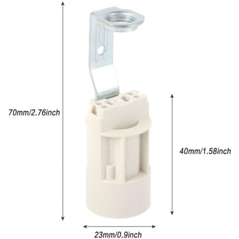 Base d'ampoule E14 Convertisseur de douilles de lampe E14 réglables ...
